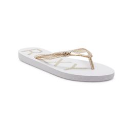 ROXY Zehentrenner 'Viva Sparkle' Damen Gr&ouml;&szlig;e 42 champagner