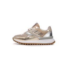 Floris van Bommel Sneaker 'Noppi' Damen Gr&ouml;&szlig;e 36.5 gold / silber Sommerschuhe