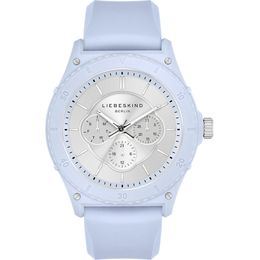 Liebeskind Berlin Uhr Damen Gr&ouml;&szlig;e One Size hellblau / silber