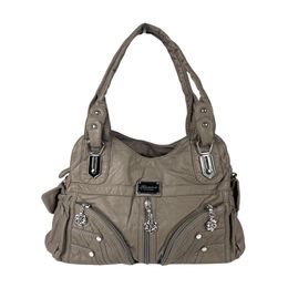 Kumixi Schultertasche 'Schultertasche' Damen Gr&ouml;&szlig;e One Size grau