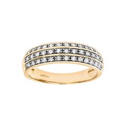 Diamant Leternel Ring 'Eternity-Ring aus 375 Gelbgold mit 0.25 Karat Diamant' Damen Gr&ouml;&szlig;e 51 gold