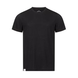 Alpenwert Shirt 'T-Shirt Herren Merino' male size S Black