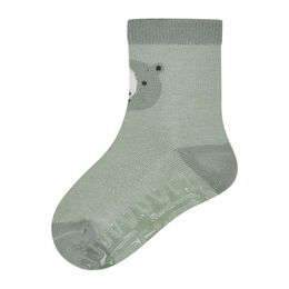 Sterntaler Socks boy size 22 Green / mottled green / Off white