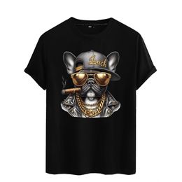 RMK Shirt '&ldquo;Franz&ouml;sische Bulldogge Bully Sonnenbrille&rdquo;' Herren Gr&ouml;&szlig;e XXXL schwarz