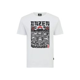 Oldskull T-Shirt 'Asian Onzen Skull Party Graphic' Herren Gr&ouml;&szlig;e XXXL wei&szlig;
