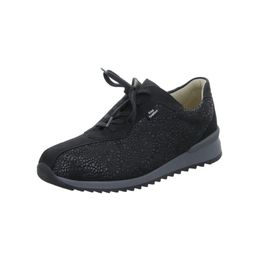 Finn Comfort Sneaker low 'Schn&uuml;rschuh Damen 5059-901579 Echtleder in schwarz' Damen Gr&ouml;&szlig;e 37 schwarz Sommerschuhe