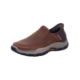 Skechers Slippers 'Slipper Herren 204810 CDB Nubukleder in braun' male size 42 Brown