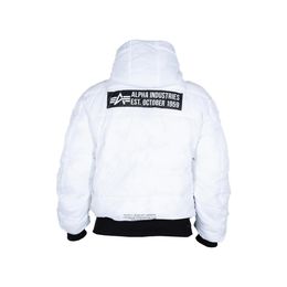 Alpha Industries Winter Jacket 'Puffer FD Rev' male size XL Black / White