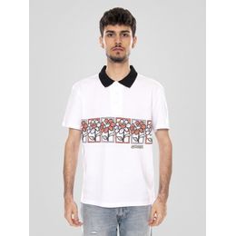 Santa Cruz Shirt 'DELFINO FLOWER GUYS POLO' Herren Gr&ouml;&szlig;e M wei&szlig;