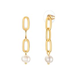 Yokoamii Earrings female size One size yellow gold / White