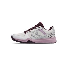 Hummel Sportschuh 'All Court' Damen Gr&ouml;&szlig;e 41 grau / aubergine / lavendel / wei&szlig;