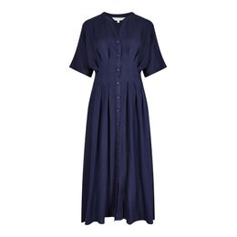 Apricot Pleated Shirt Midi Dress ' ' Damen Gr&ouml;&szlig;e 36 navy Sommerkleid