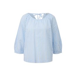 s.Oliver Bluse Damen Gr&ouml;&szlig;e XL hellblau / naturwei&szlig;