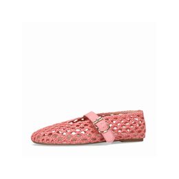 Manfield Ballerina Damen Gr&ouml;&szlig;e 39 ros&eacute; Sommerschuhe