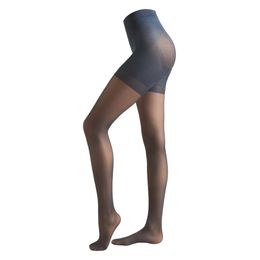 CALZEDONIA Strumpfhose 'Strong Sculpt' Damen Gr&ouml;&szlig;e L blau