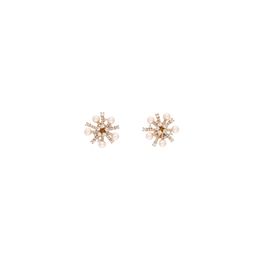Gaya Ohrringe Damen Gr&ouml;&szlig;e One Size gold / wei&szlig;