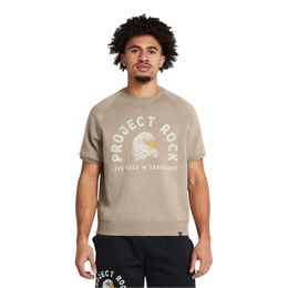 Under Armour - "Project Rock" T-Shirt f&uuml;r Herren, Regul&auml;r (Braun)