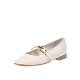 Baldinini Ballerina Damen Gr&ouml;&szlig;e 36 wei&szlig; Sommerschuhe