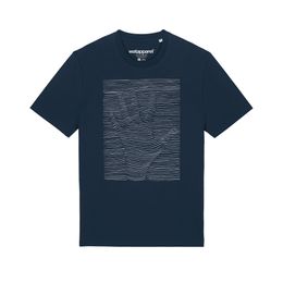 Watapparel Shirt male size XL Dark blue / White
