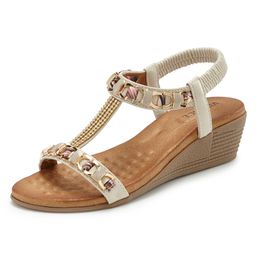 VIVANCE by LASCANA Sandals female size 38 Beige
