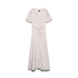 Vero Moda Curve Kleid 'VMCalba' Damen Gr&ouml;&szlig;e 44 rosa / wei&szlig; Sommerkleid