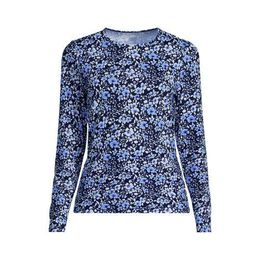 LANDS' END Schnelltrocknendes UPF 50 Sonnenschutz-Badeshirt f&uuml;r Damen, Damen, size: regular, Gr&uuml;n, Nylon-Mischung, by Lands' End