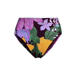 LANDS' END High Waist Bikinihose, leichtes Shaping f&uuml;r Damen, Damen, size: regular, Lila, Nylon-Mischung, by Lands' End