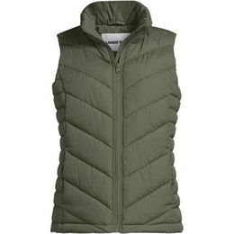 LANDS' END Isolierte Steppweste FeatherFree f&uuml;r Damen in Plus-Gr&ouml;&szlig;e, Damen, size: plus, Gr&uuml;n, Polyester, by Lands' End
