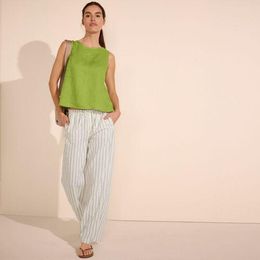 LANDS' END Weite Schlupfhose aus Leinenmix f&uuml;r Damen, Damen, size: regular, Elfenbein, Leinen/Viskose, by Lands' End