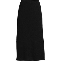 LANDS' END Crinkle-Schlupfrock im Schr&auml;gschnitt f&uuml;r Damen in Petite-Gr&ouml;&szlig;e, Damen, size: petite, Schwarz, Lyocell (Viskose)/Polyester-Mischung, by Lands' End