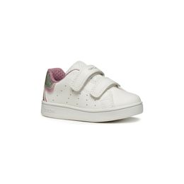 Geox Sneaker 'ECLYPER' M&auml;dchen Gr&ouml;&szlig;e 27 rosa / silber / wei&szlig;