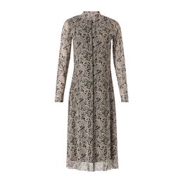 comma, Comma Casual Identity Kleid Damen Gr&ouml;&szlig;e 40 beigemeliert / schwarz Sommerkleid