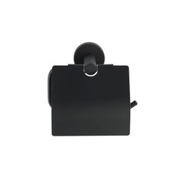 Wenko Toilettenpapierhalter 'Bosio' Herren Gr&ouml;&szlig;e B: 15cm x H: 13.5cm x T: 7cm schwarz