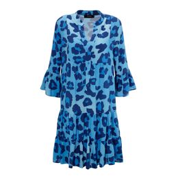 Aniston Casual Kleid Damen Gr&ouml;&szlig;e 44 blau Sommerkleid