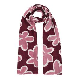 SAMAYA Schal ́Bany ́ Damen Gr&ouml;&szlig;e One Size pink / rot / wei&szlig;
