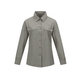 33,000ft Athletic Button Up Shirt '33,000ft Women's Hiking Long Sleeve Shirts' female size M Olive