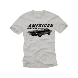 Makaya Shirt 'American Dream' Herren Gr&ouml;&szlig;e XXXL grau