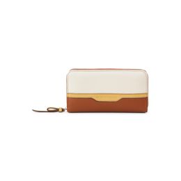 Tom Tailor Portmonnaie Damen Gr&ouml;&szlig;e XS/XL beige / braun / gelb