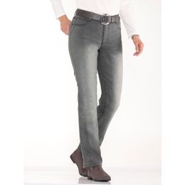 WITT Damen Thermojeans mit kariertem Futter, dark blue-denim, Gr&ouml;&szlig;e 20