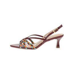 XAVER LUIS Schuhmanufaktur Strap Sandals 'SANMARA - edle Flecht Sandaletten' female size 36 Mixed colors