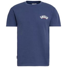 Unfair Athletics T-Shirt 'Elementary' Herren Gr&ouml;&szlig;e S enzian / wei&szlig;