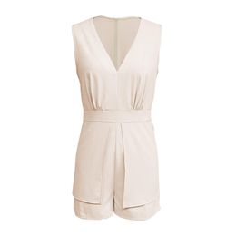 Meetwee Jumpsuit Damen Gr&ouml;&szlig;e M apricot