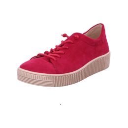 Gabor Schn&uuml;rschuh 'Sneaker Damen 23.331.10 Rauleder in pink' Damen Gr&ouml;&szlig;e 38.5 pink Sommerschuhe