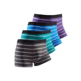 Buffalo Boxershorts Herren Gr&ouml;&szlig;e S hellblau / dunkelgrau / petrol / dunkellila