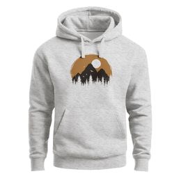 Neverless Sweatshirt 'Mountain Sun' Herren Gr&ouml;&szlig;e XL hellgrau