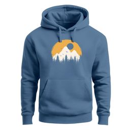 Neverless Sweatshirt 'Mountain Sun' Herren Gr&ouml;&szlig;e 4XL blau