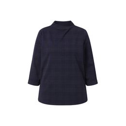 Ulla Popken Shirt female size L/XL marine blue