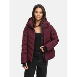 Marikoo Damen Steppjacke Samuiaa &ndash; warm, modern & mit abnehmbarer Kapuze