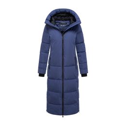 Marikoo Damen Winter Steppmantel Honiaa XVI mit Kapuze & Rei&szlig;verschlusstaschen