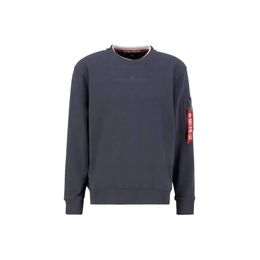 Alpha Industries Sweatshirt 'Double Layer' male size M Dark grey